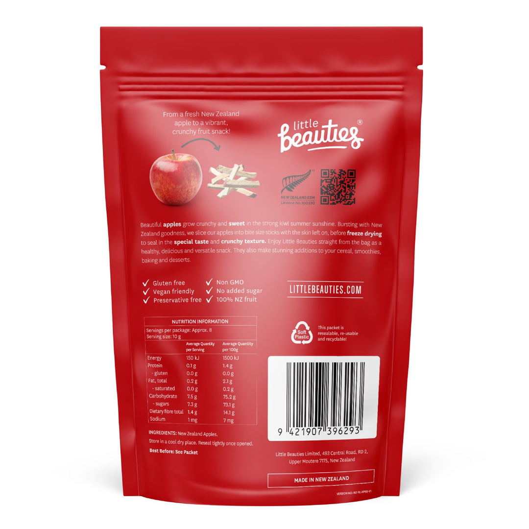 Crunchy Apple Sticks - 80 grams – Little Beauties