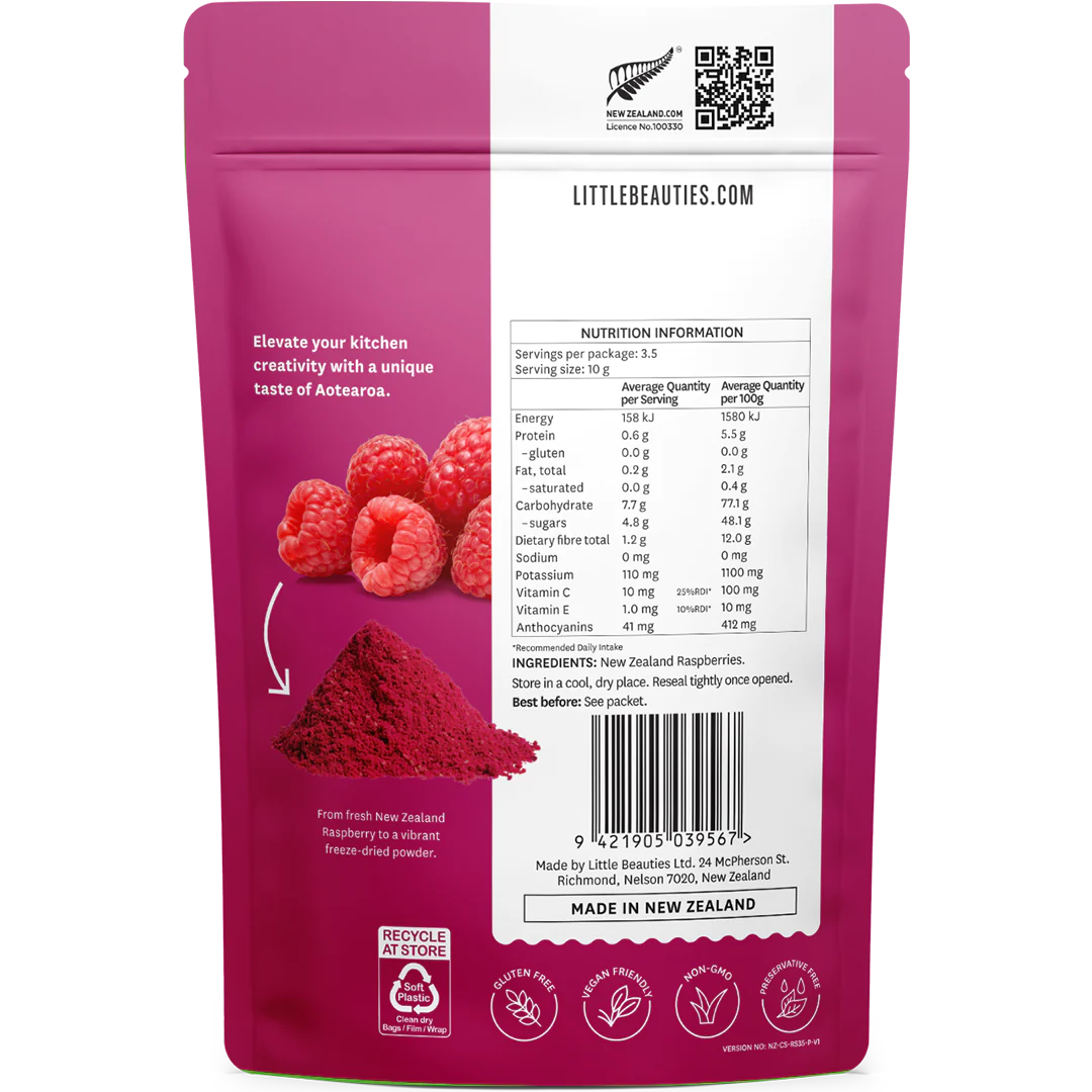 Little Beauties | Crunchy New Zealand Raspberries